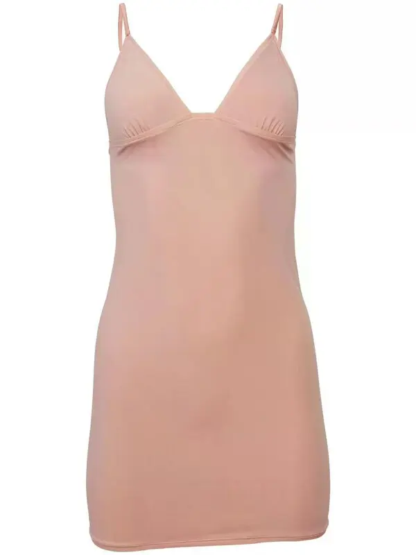 Fleur Du Mal Le Stretch Slip Dress - Neutrals