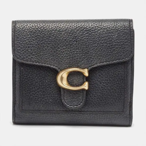 Buy Coach Leather Tabby Compact Wallet - Black At 11% Off | Editorialist