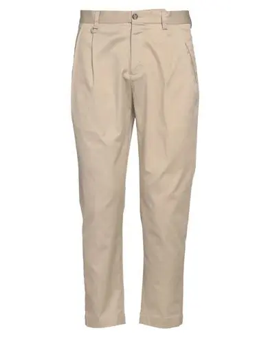 PAOLO PECORA Tapered Gabardine Pants - Beige