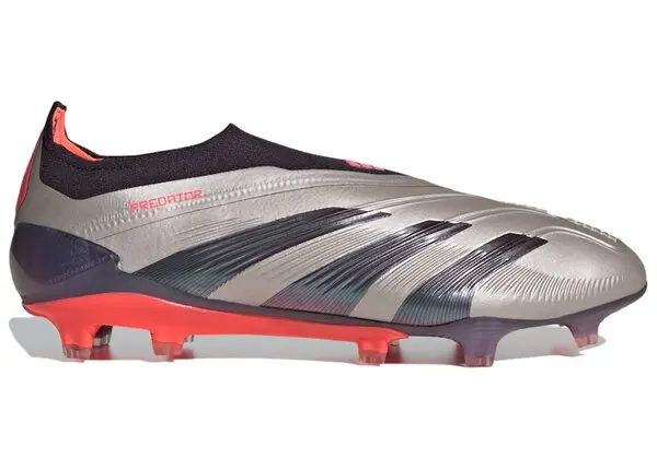 Adidas Predator Elite Laceless Fg - Platinum Metallic/aurora Black/carbon