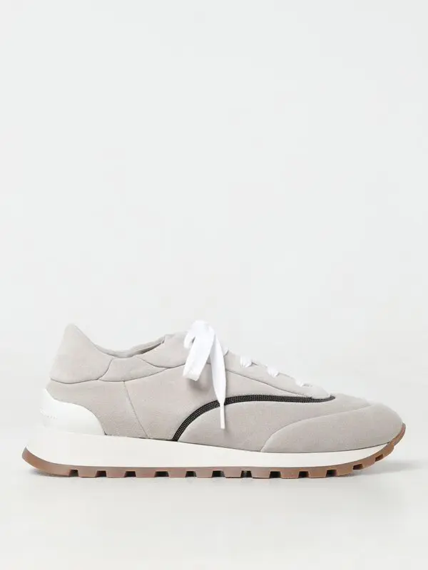 Brunello Cucinelli Lace-up Sneakers - Ice