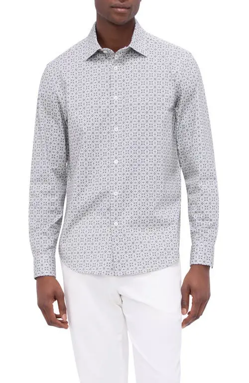 Bugatchi James Ooohcotton® Medallion Print Button-up Shirt