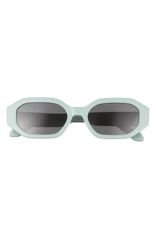 DIFF Eyewear Allegra Polarized Rectangle Sunglasses