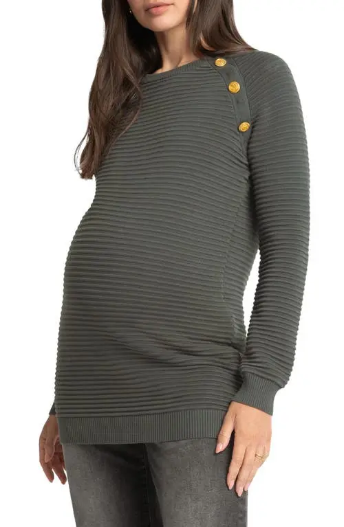 Seraphine Cotton Maternity/nursing Sweater