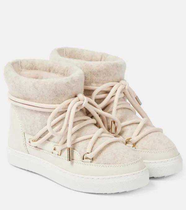 Inuikii Leather-trimmed Ankle Boots
