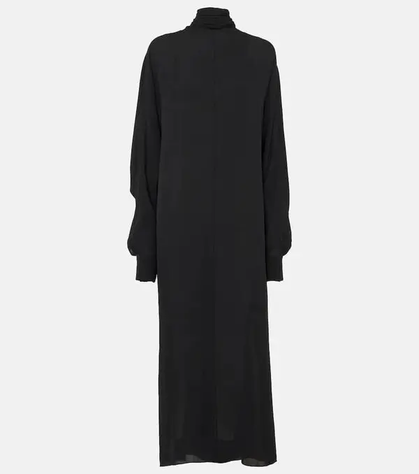 Khaite Lexi Silk Georgette Maxi Dress