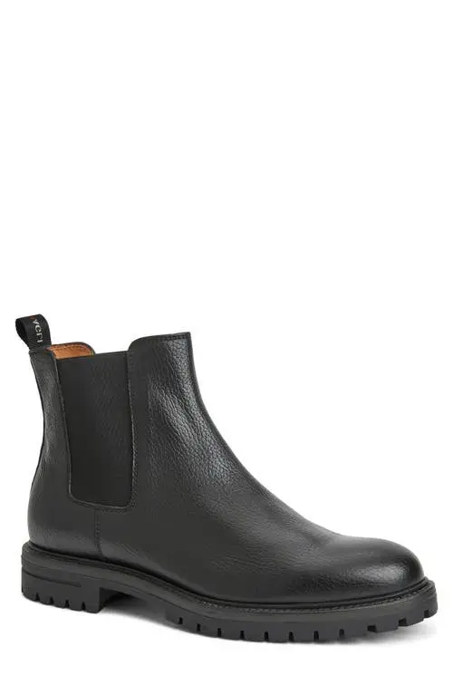 Bruno Magli Hayden Leather Chelsea Boot - Black Tumbled