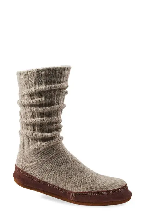 Acorn Gender Inclusive Slipper Socks - Grey