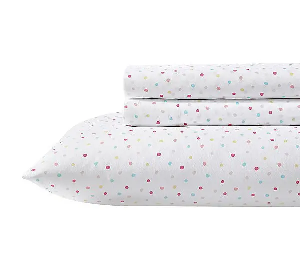 Laura Ashley Confetti Pink Queen Sheet Set