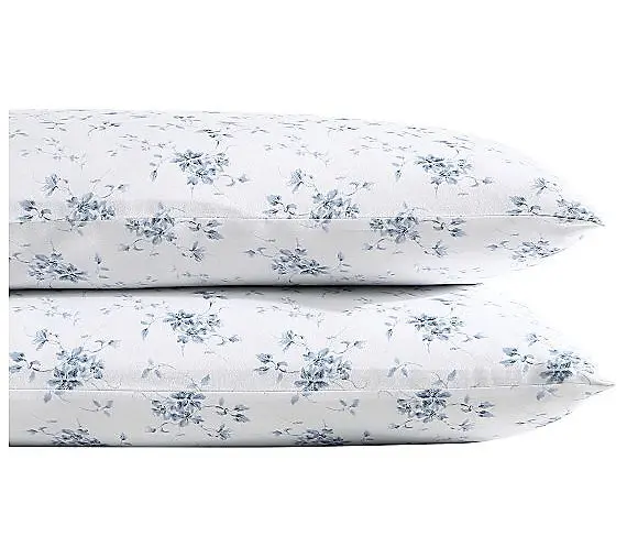 Laura Ashley Garden Muse Blue Standard Sham Pil Lowcase