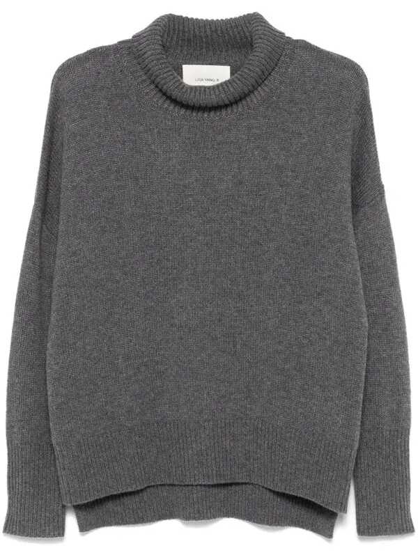 LISA YANG Heidi Cashmere Sweater - Grey