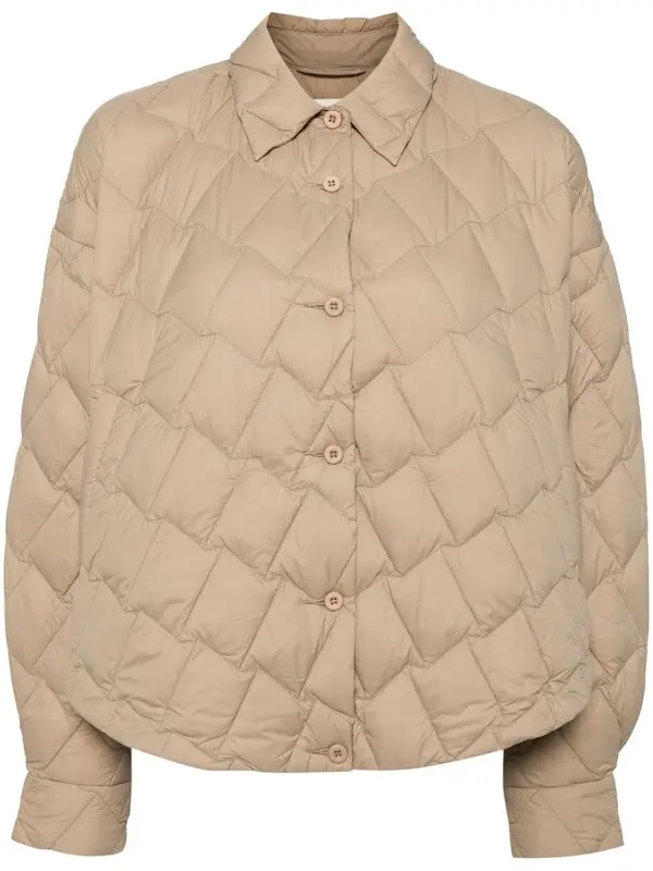 JNBY A-line Short Down Jacket - Brown