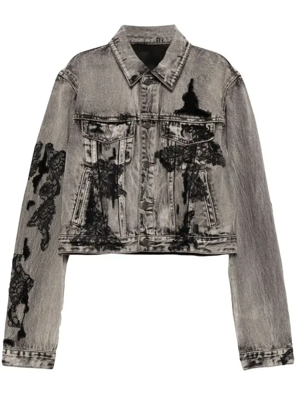 JNBY Distressed Denim Jacket
