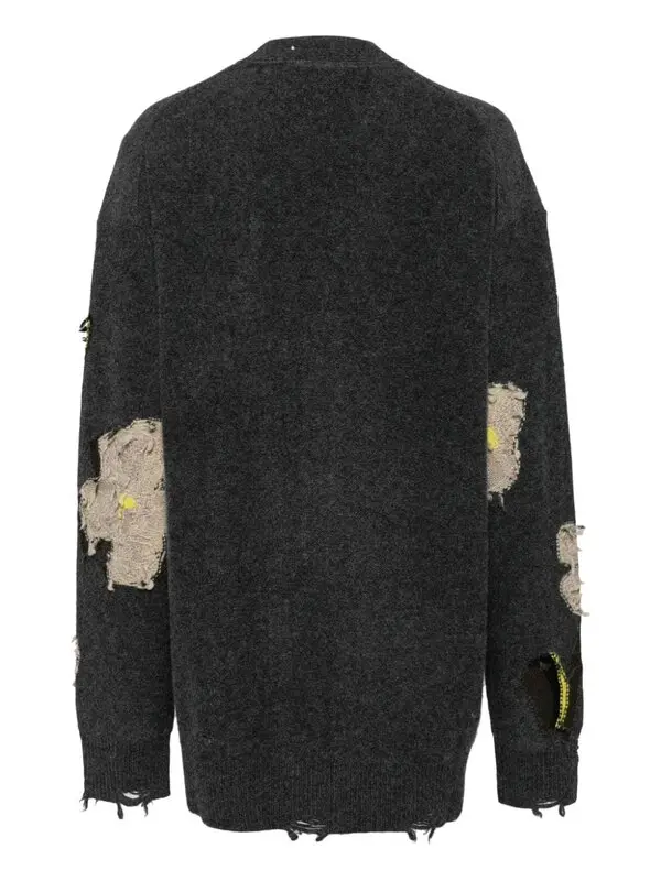 JNBY Jacquard Button-up Cardigan