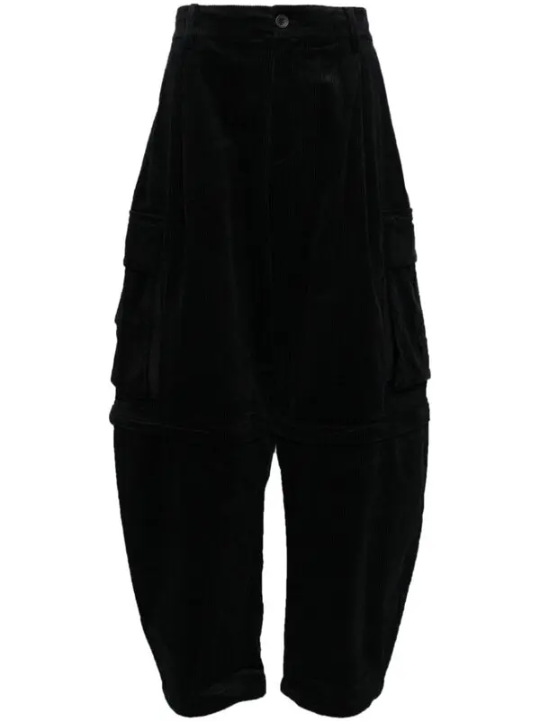 CROQUIS Corduroy Loose-fit Trousers