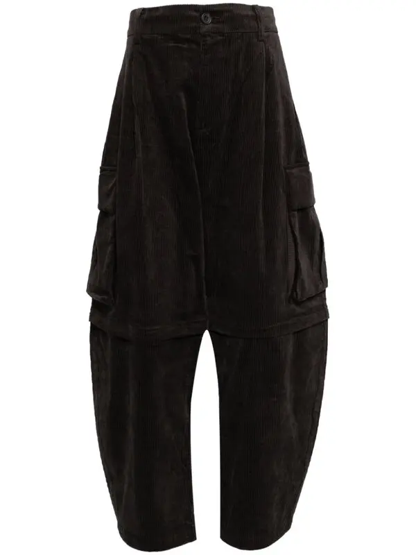 CROQUIS Corduroy Loose-fit Trousers