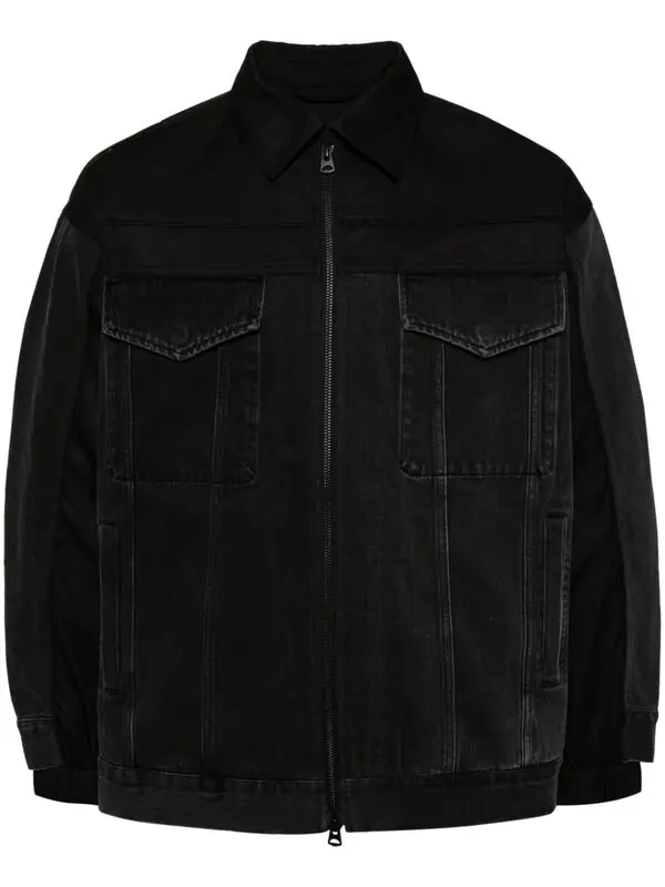 CROQUIS Splicing Denim Jacket