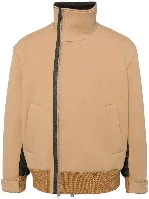 CROQUIS Stand Collar Jacket - Brown
