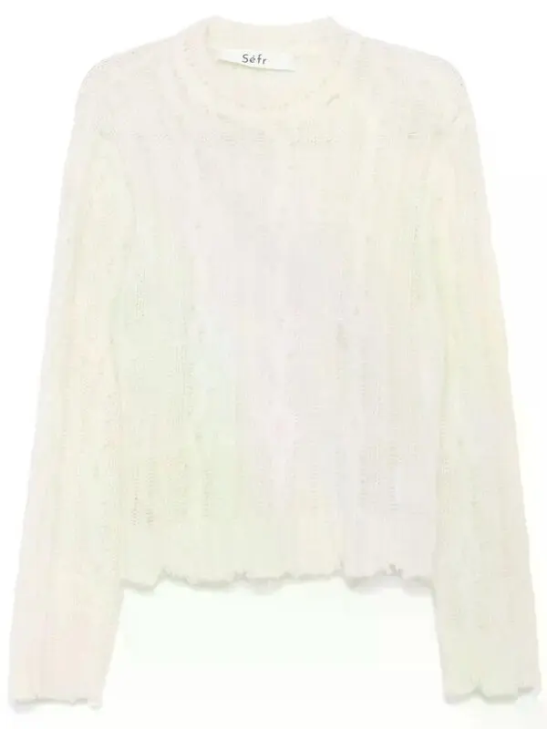 Séfr Solange Sweater - White