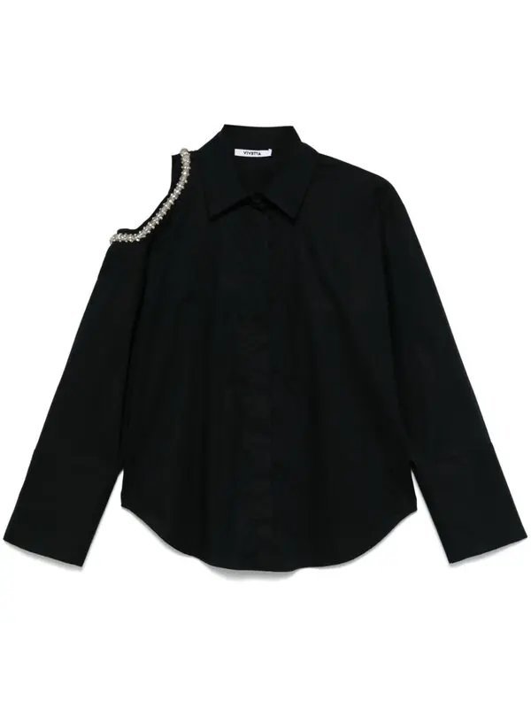 Vivetta Asymmetric Poplin Shirt