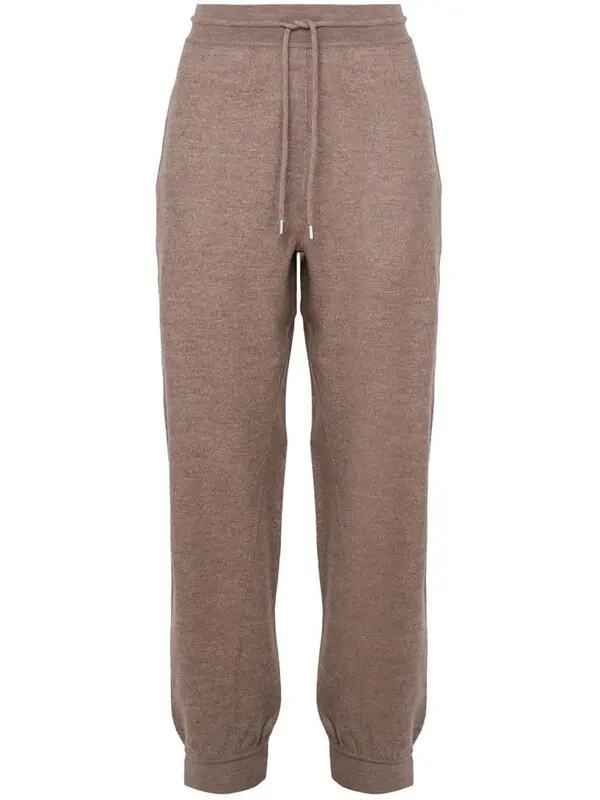 Loro Piana Virgin Wool Track Pants - Brown