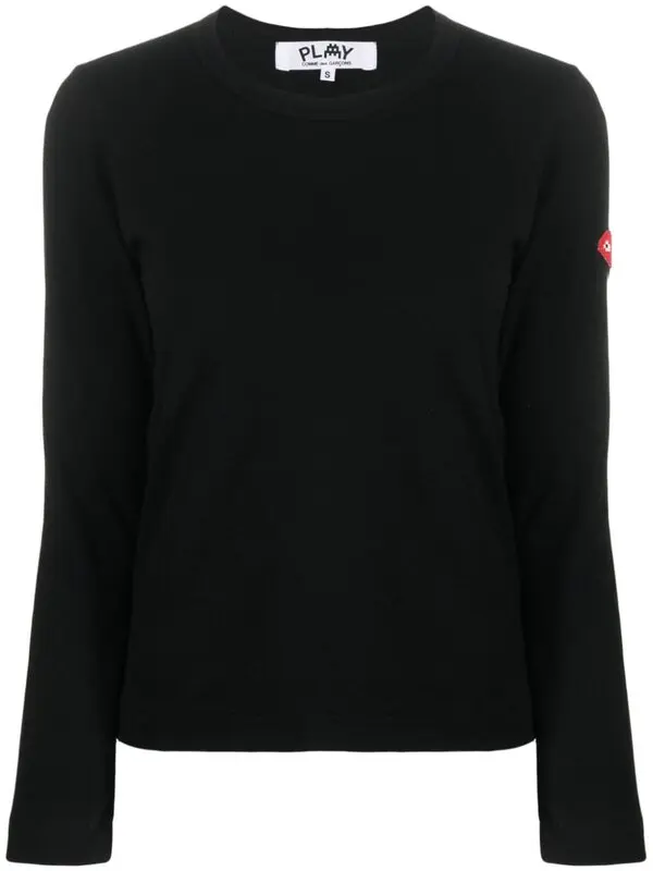 Play Comme Des Garcon X The Artist Invader Pixelated-appliqué T-shirt - Black