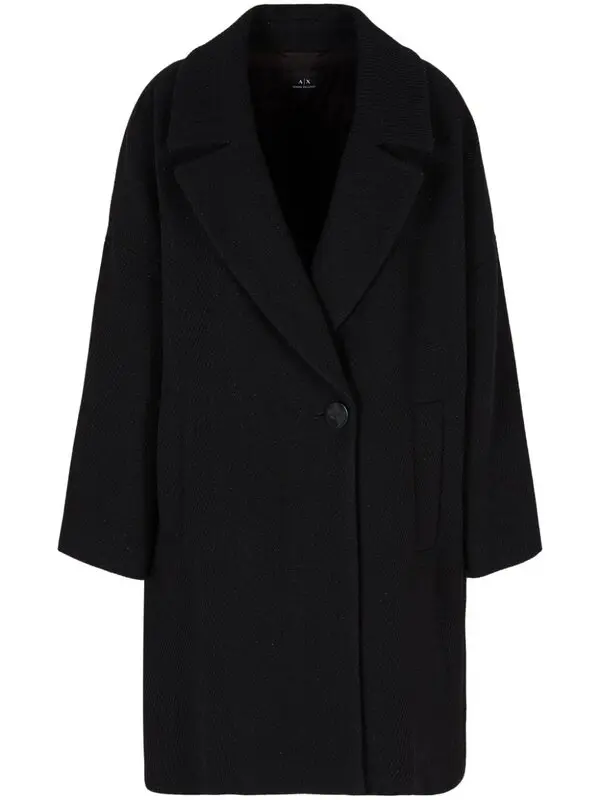 Armani Exchange Single-breasted Knee-length Coat