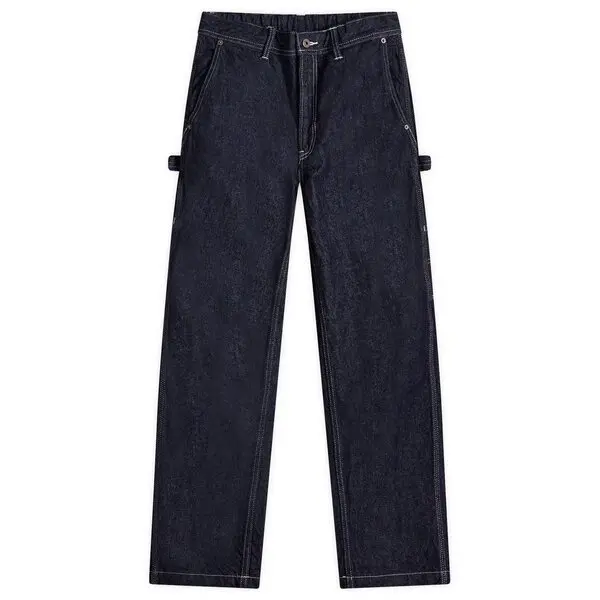 SNOW PEAK Recycled Cotton Denim Wide Leg Pants