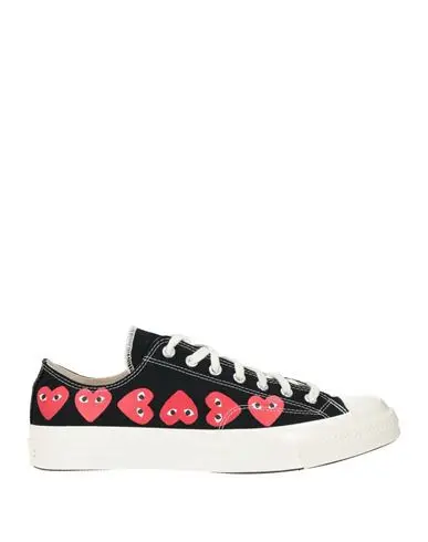 CONVERSE X COMME DES GARÇONS PLAY Textile Sneakers - Black