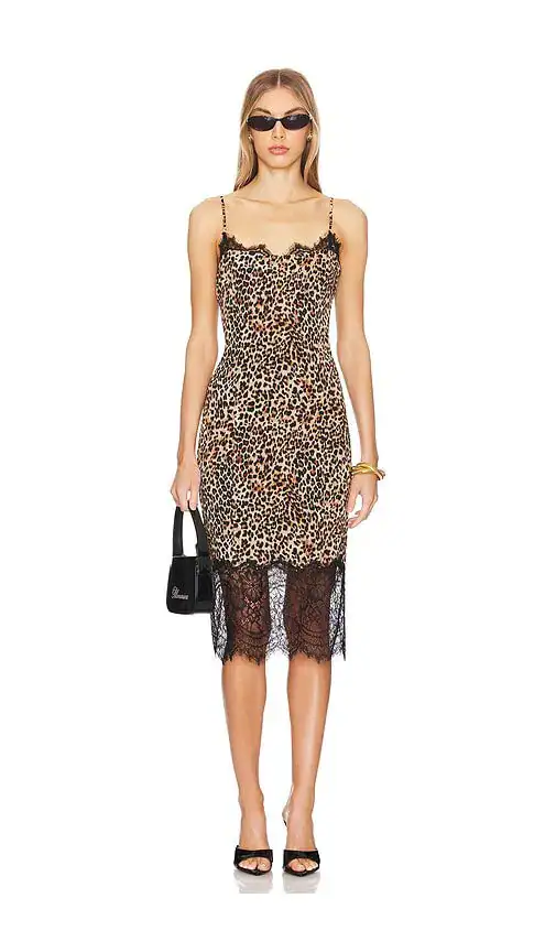 Loba Jacinta Midi Dress In Leopard - 65% Off | Editorialist
