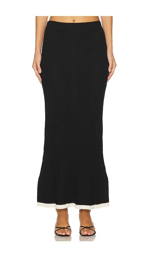 AYNI Llinpykuna Skirt - Black & Ivory