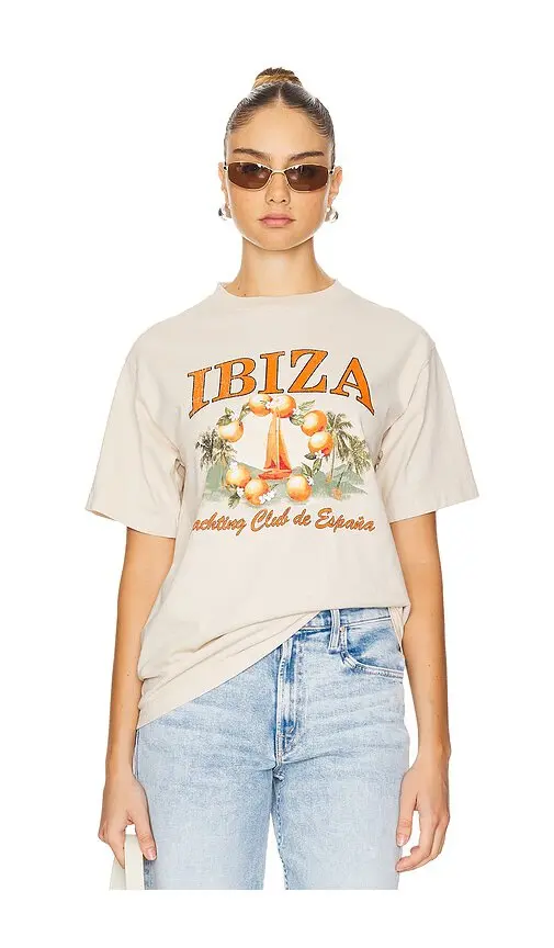 SIXTHREESEVEN Ibiza Heavyweight Tee - Creme