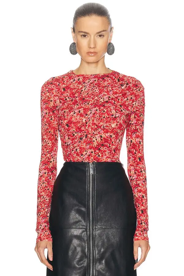 Isabel Marant Asna Top - Red