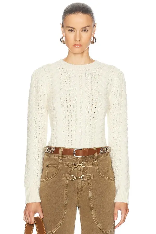 Isabel Marant Otilia Sweater - Ecru