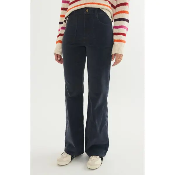 Marine Layer Bridget High Waist Corduroy Flare Pants