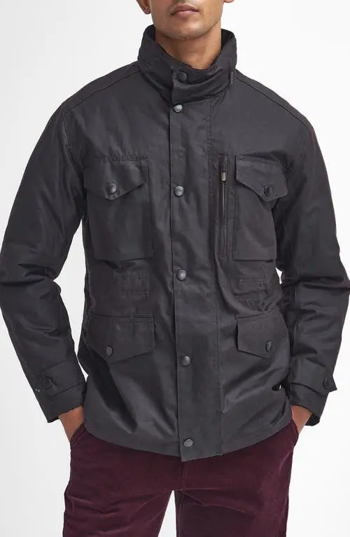 Barbour Sapper Regular Fit Weatherproof Waxed Cotton Jacket - Rustic/classic