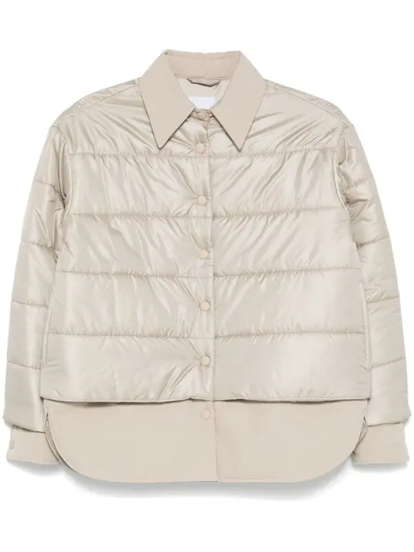 Aspesi Jayla Puffer Shirt - Neutrals