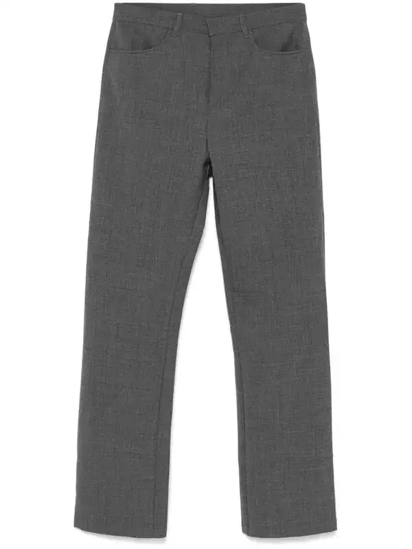 Sunflower Flare French パンツ Sunflower Flare French Trousers - Grey | Editorialist