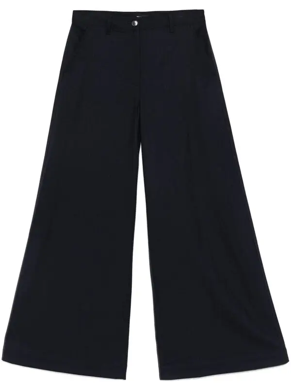 Theory Wide-leg Flannel Trousers