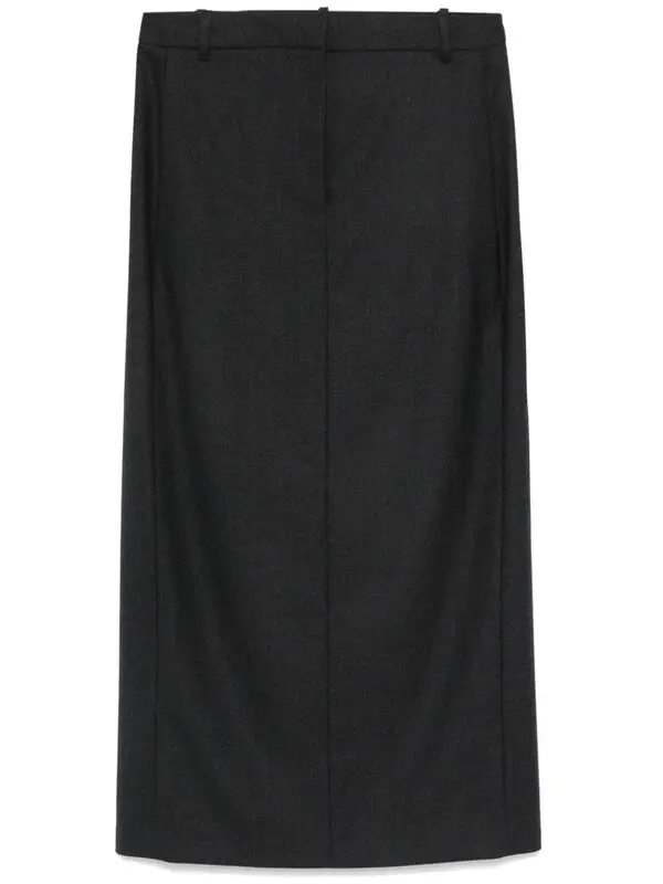 Theory Concealed-fastening Midi Skirt