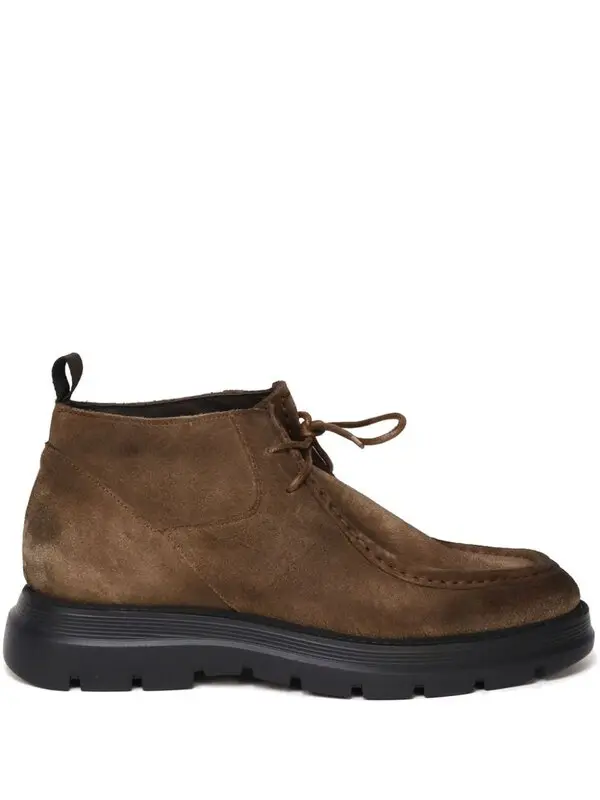 GIULIANO GALIANO Caviar Ankle Boots - Brown