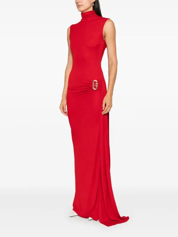 Casablanca Draped Maxi Dress