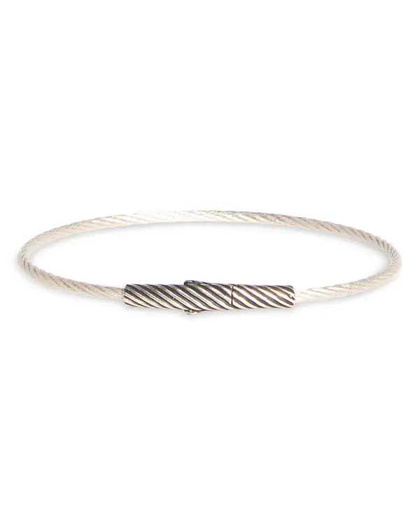 JONAS STUDIO Madison Sterling Cable Bracelet - Silver