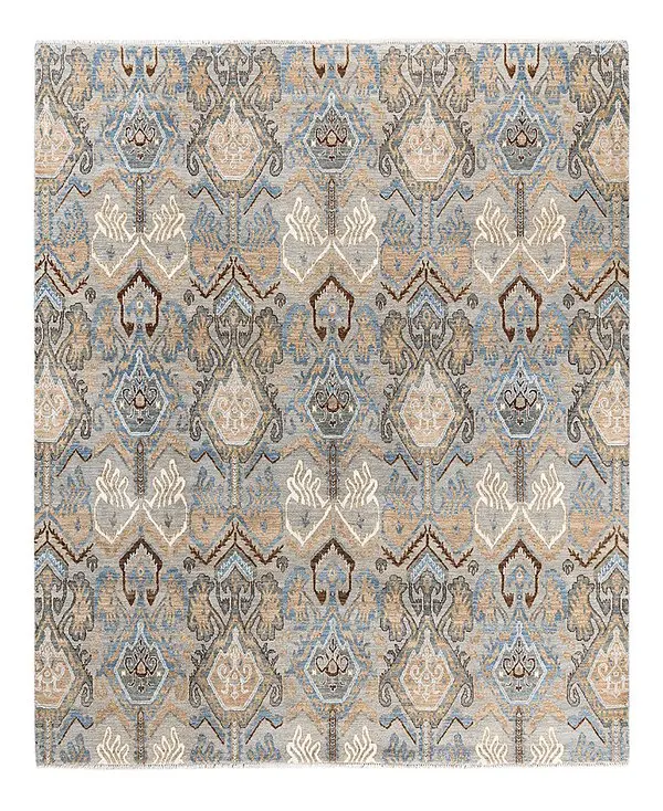Bloomingdale'S Indo Ikat M6522 Area Rug, 8'1 X 8'4