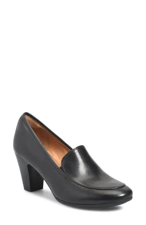SOFFT Lucinda Water Resistant Loafer Pump - Black