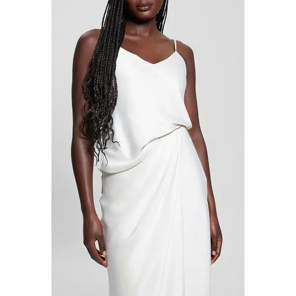 Guess Anastasia Satin Camisole - Cream White Multi