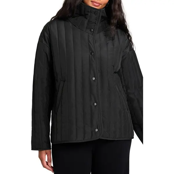 Splendid X @cellajaneblog Quilted Jacket - Black