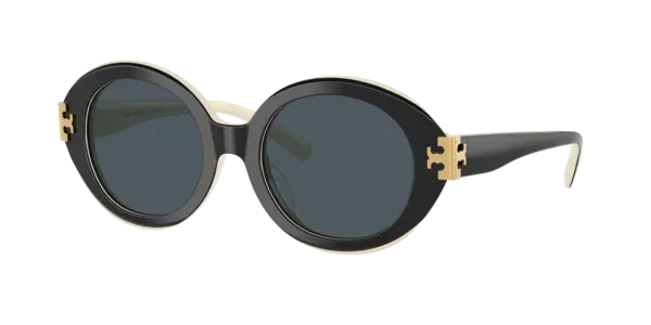Tory Burch Round Frame Sunglasses - Grey