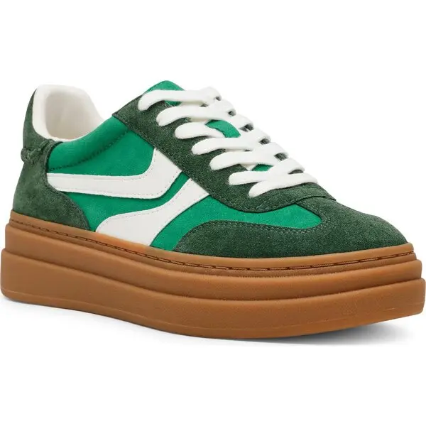 Steve Madden Dodge Platform Sneakers - Green Multi