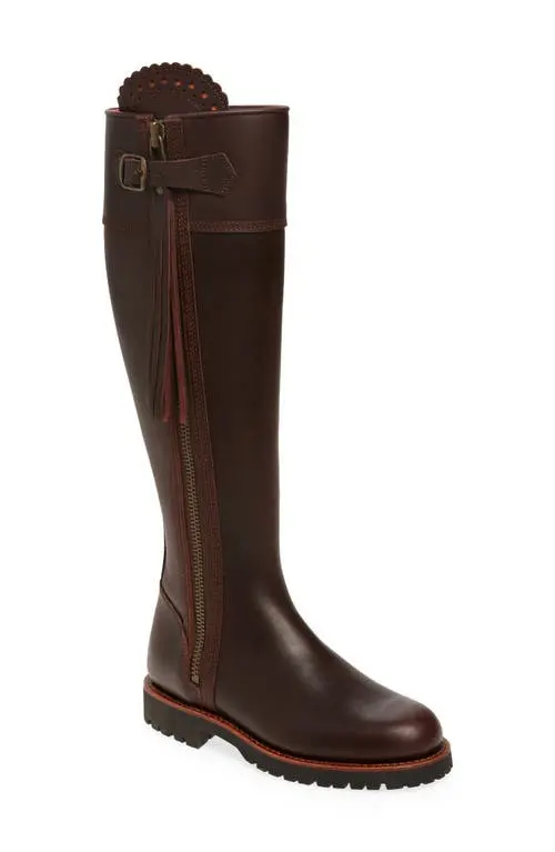 Penelope Chilvers Water Resistant Knee High Tassel Boot
